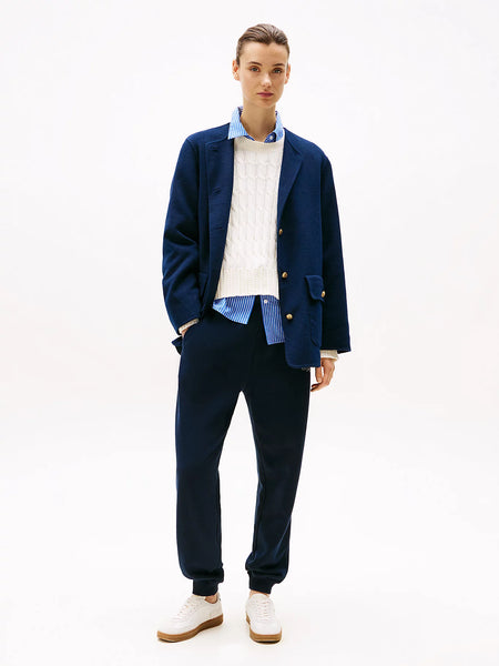 Tommy Hilfiger Cable Knit Crew Neck Jumper - Cream – House of Labels Ltd